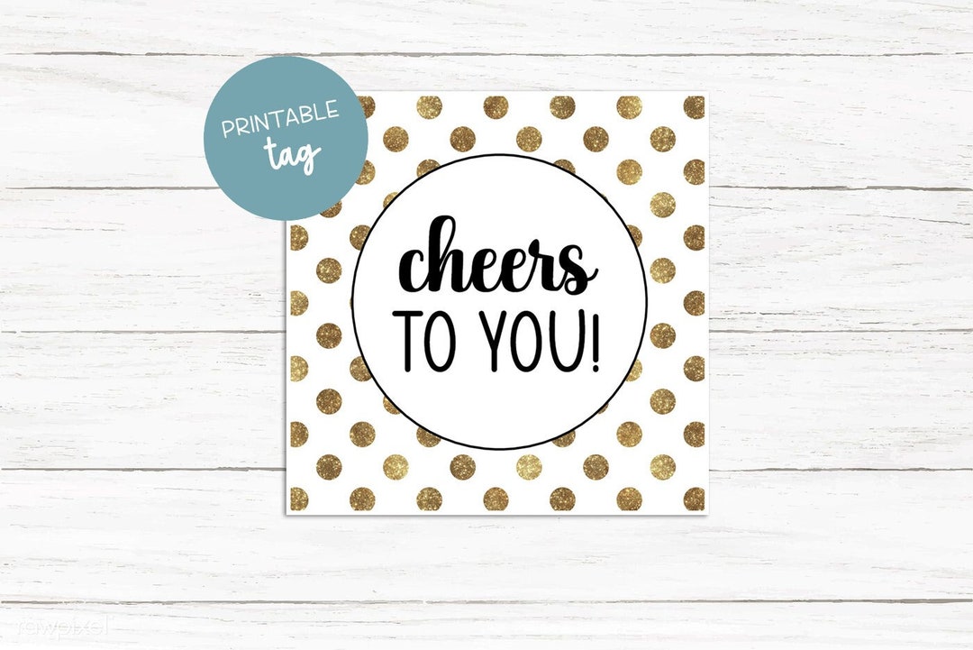 Printable Birthday Tag, Confetti, From Tag, Rainbow Letters, Class ...