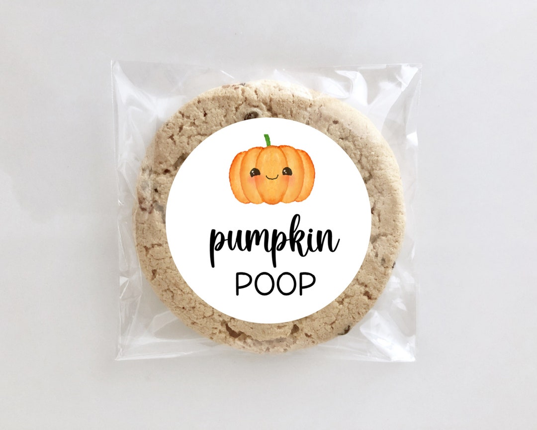 Pumpkin Poop Stickers, First Birthday, Pumpkin Birthday, Pumpkin Theme ...