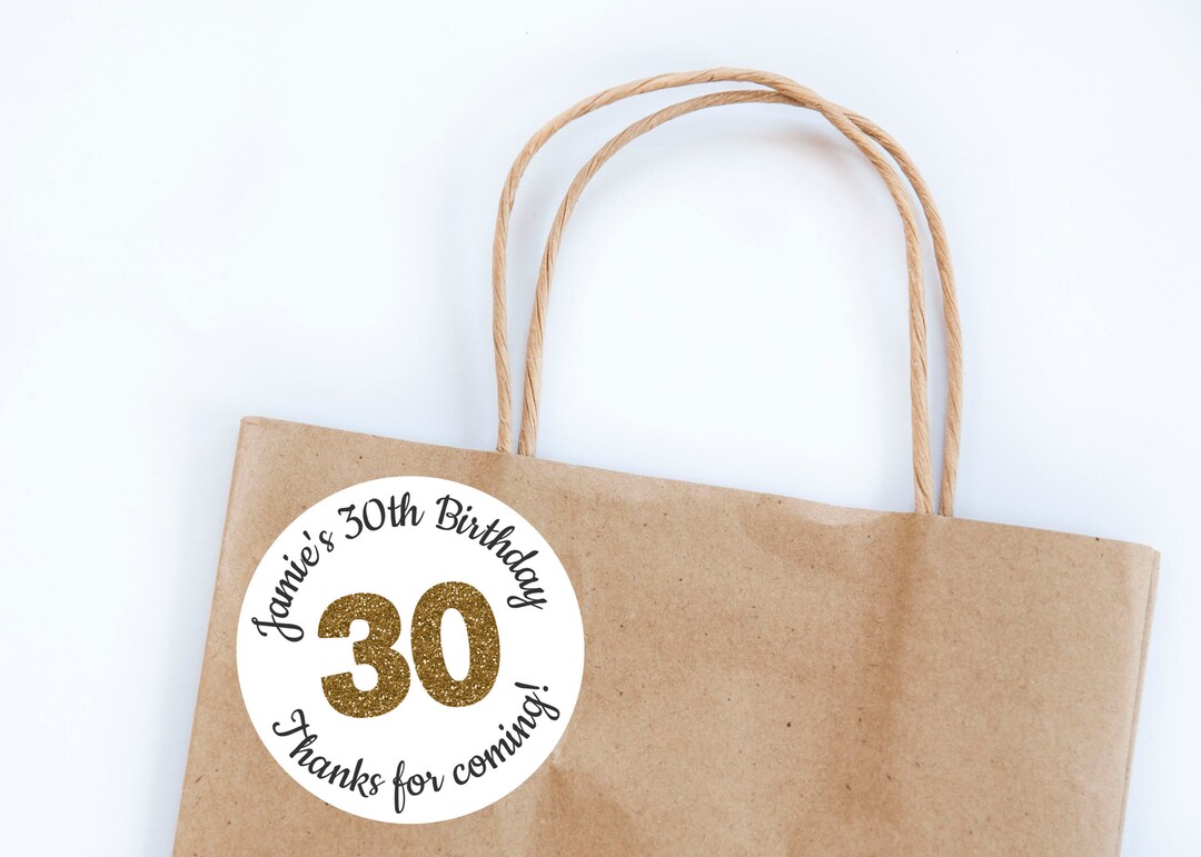 30th Birthday Stickers, Gold Theme, 30th Birthday, Girl Birthday ...