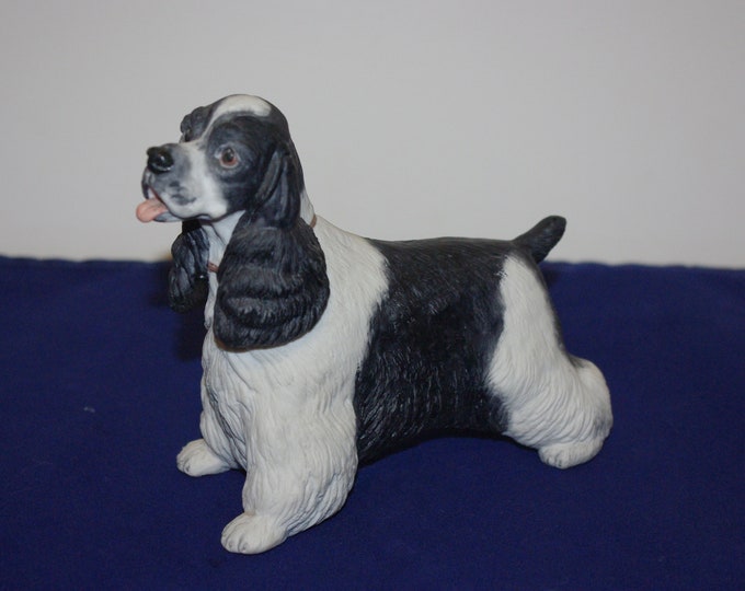COCKER SPANIEL FIGURINE - Fine Porcelain by Boehm | Boehm Dog Statue ...