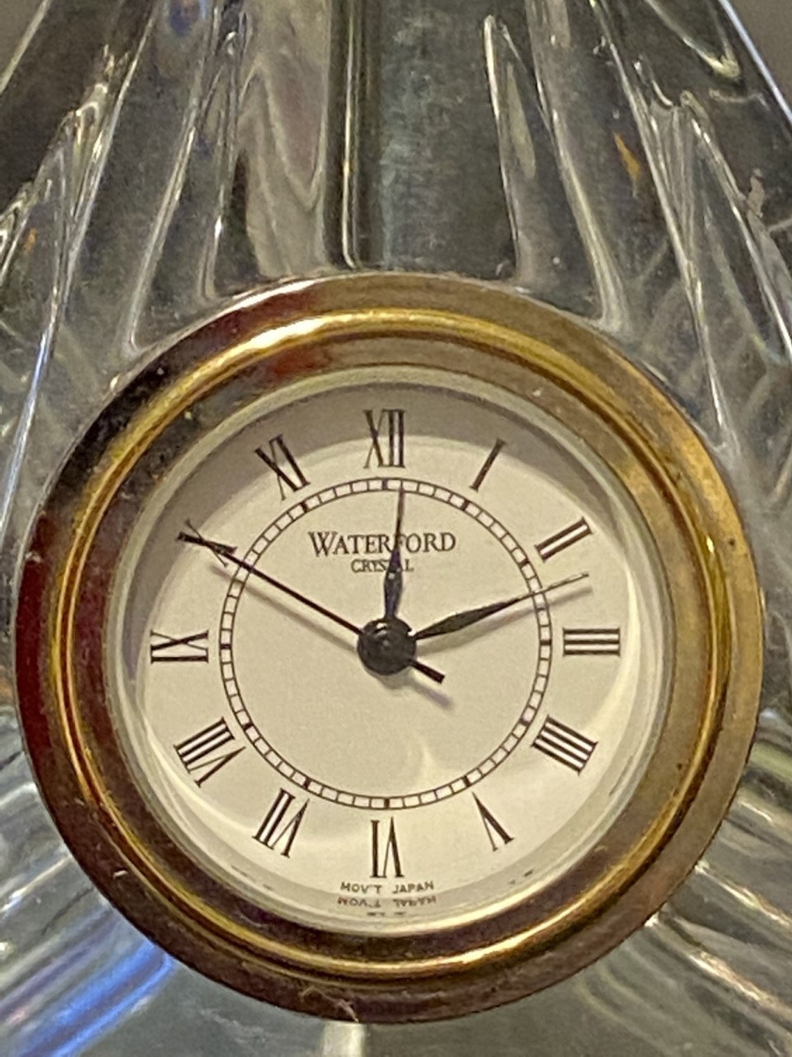 Waterford Crystal Desk Clock PYRAMID CLOCK Small Desk | Etsy