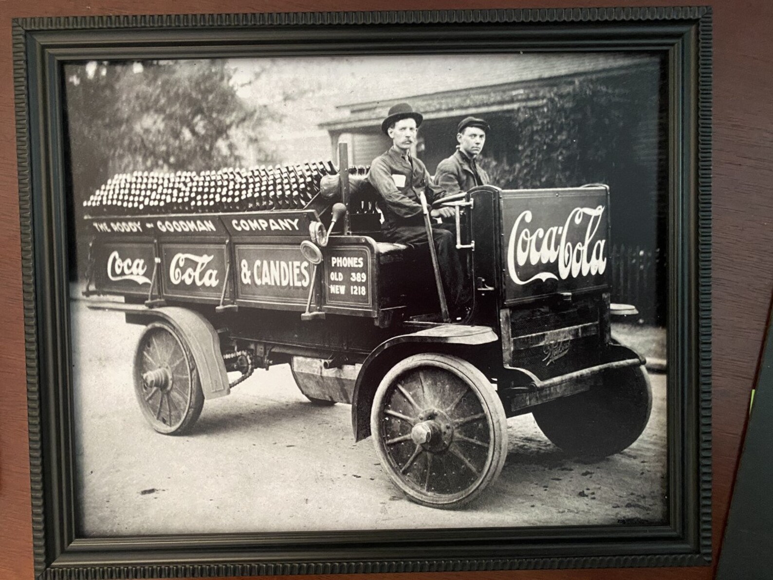 Vintage COCA COLA Delivery Truck Photo Black and White 10 X 8 Inches ...