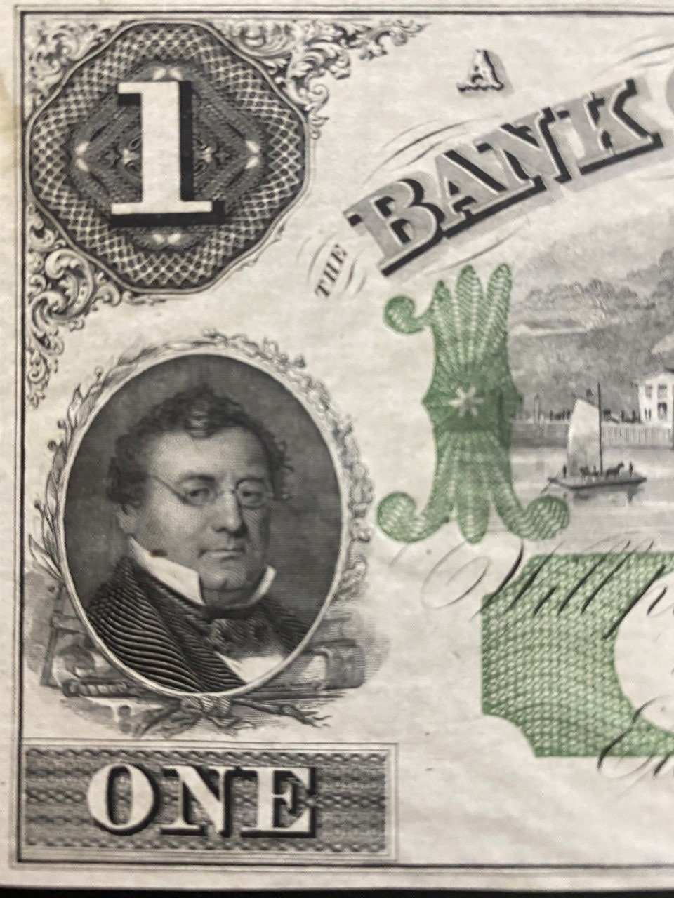 One Dollar Bill 1865 Bank Of New England At Goodspeeds Landing one-dollar-bill-1865-bank-of-new-england-at-goodspeeds-landing