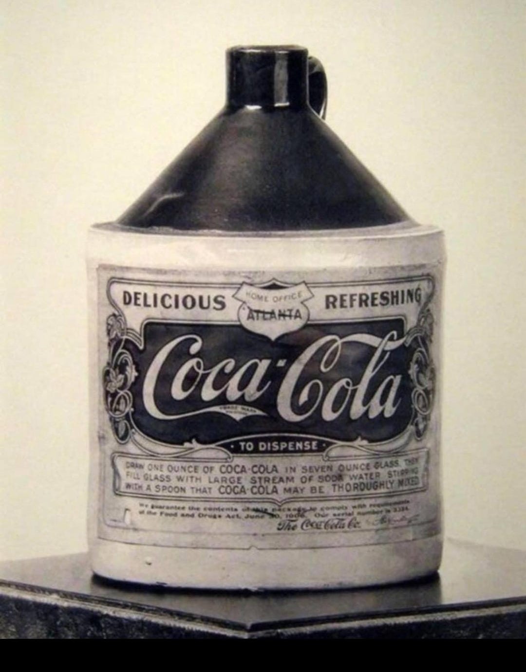 Photo of Vintage COCA COLA JUG Black and White 8x10 Print Wall Art Gift ...