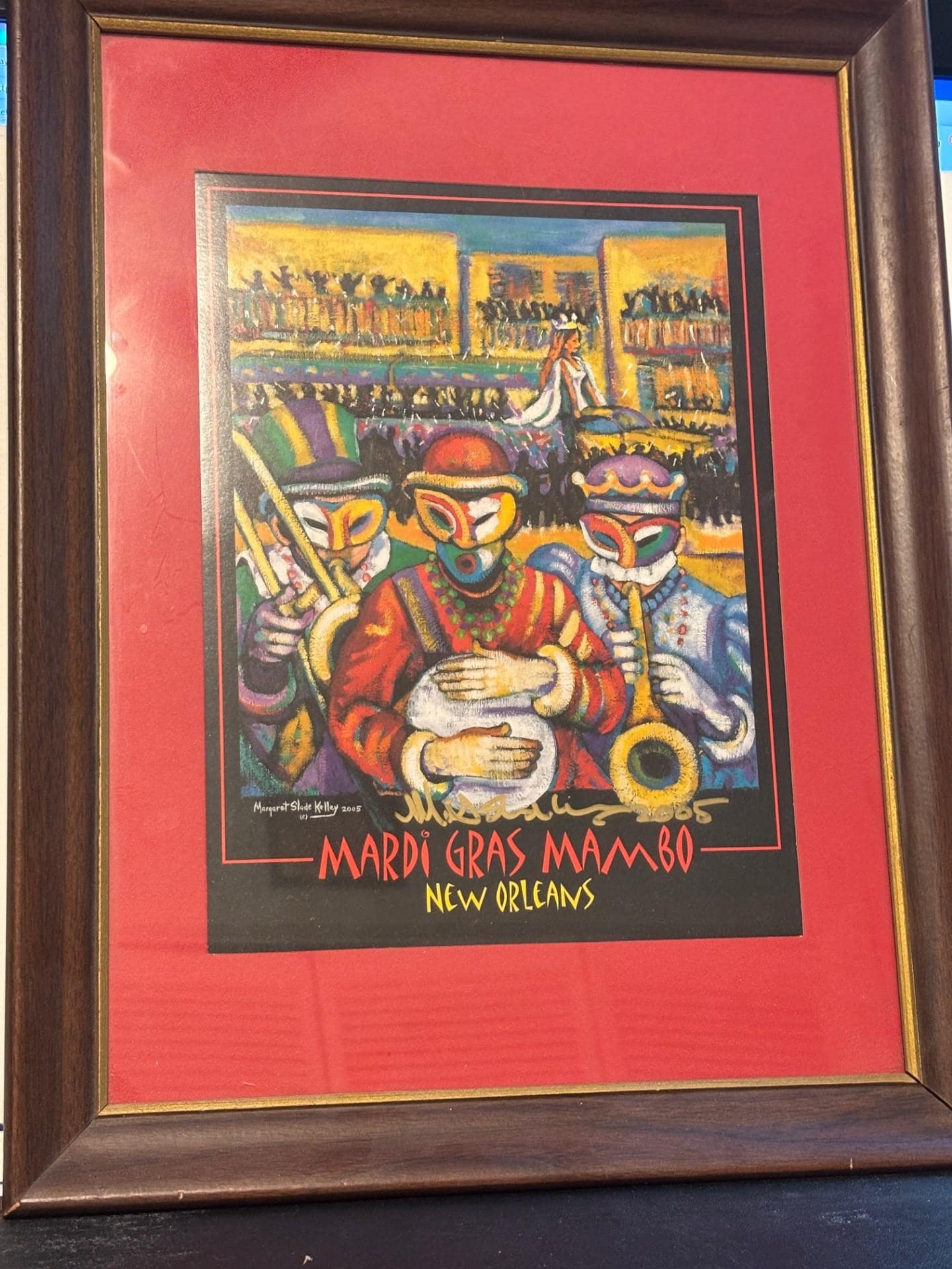 Mardi Gras Mambo New Orleans 2005 Hand Signed in Gold - Etsy
