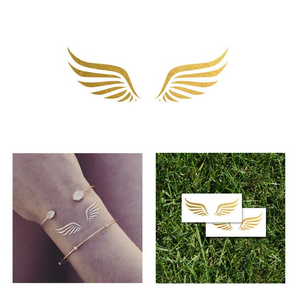 Gold Tattoo - Etsy