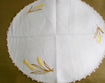 Wheat doily | Etsy