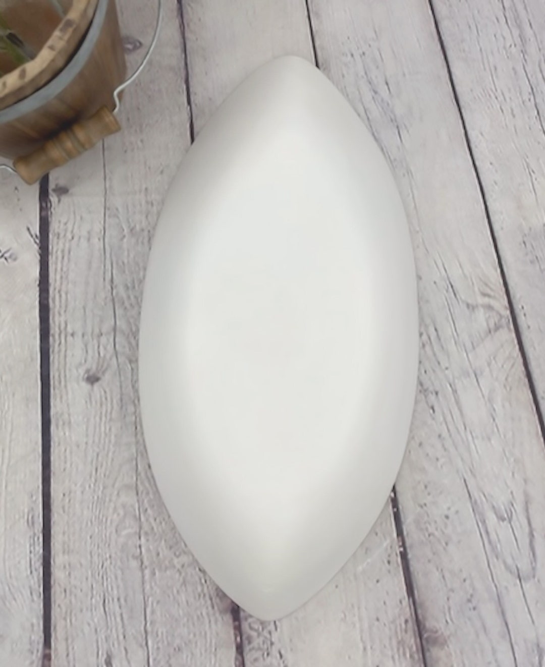 13" - Oval-point Bowl Mold - Plaster Drape Mold for Pottery, Ceramics ...