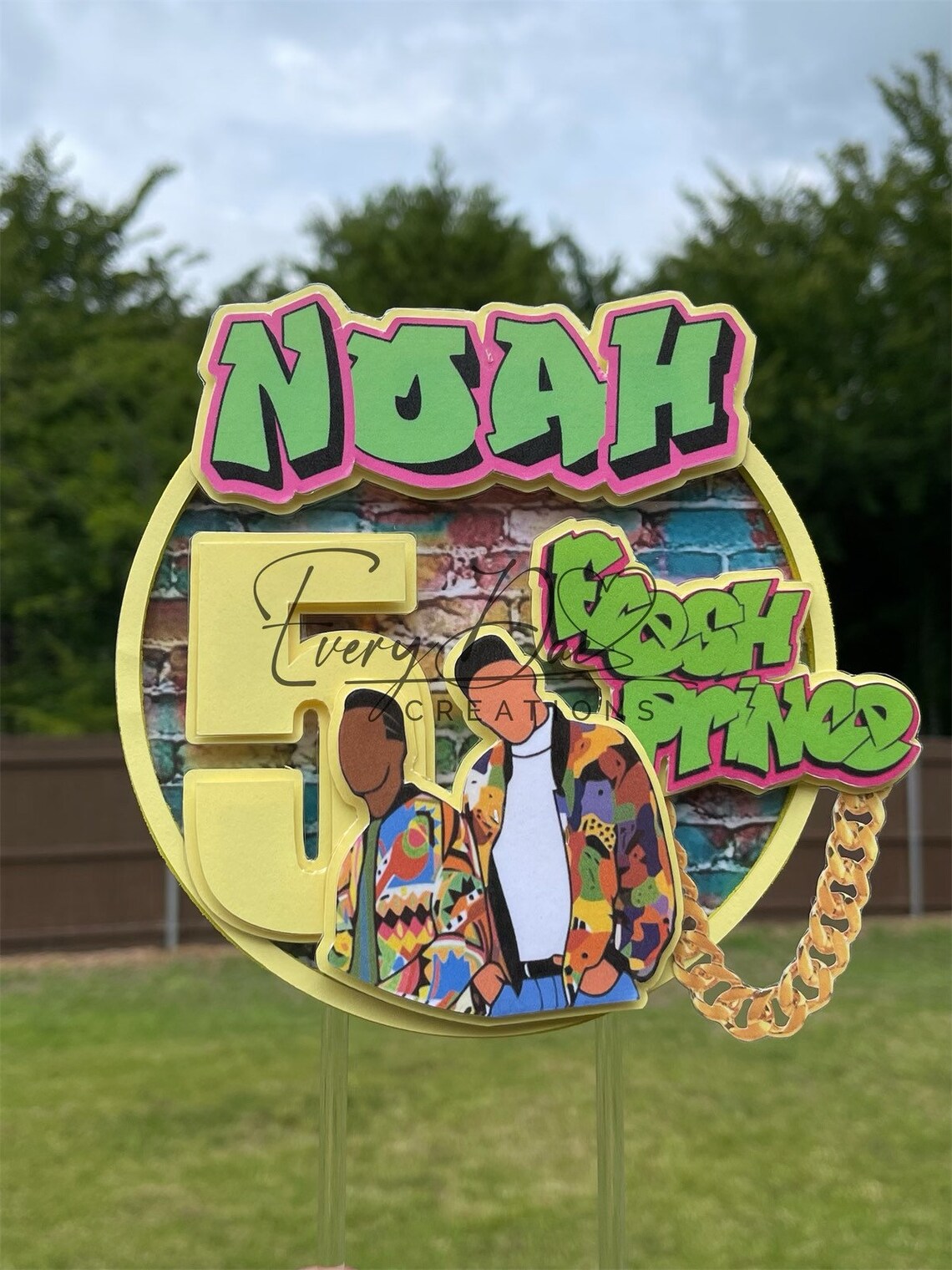 Fresh Prince Cake Topper Custom Cake Topper 90s Birthday - Etsy