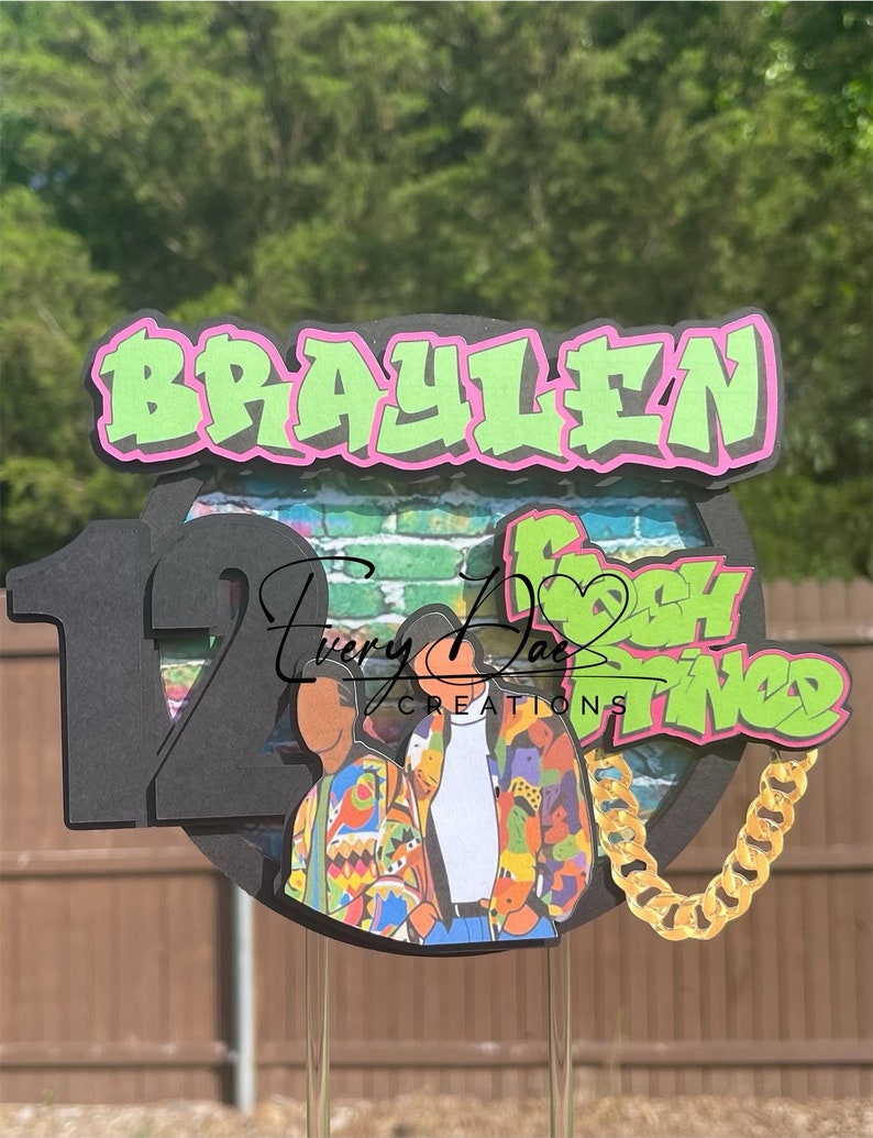 Fresh Prince Cake Topper Custom Cake Topper 90s Birthday - Etsy