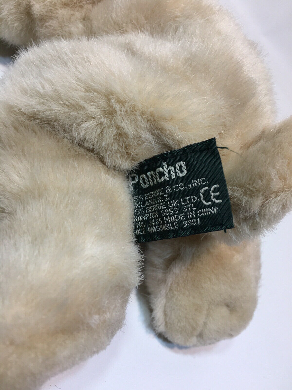 Russ Berrie PONCHO Pug Dog Plush Bulldog Retired Beige Stuffed | Etsy