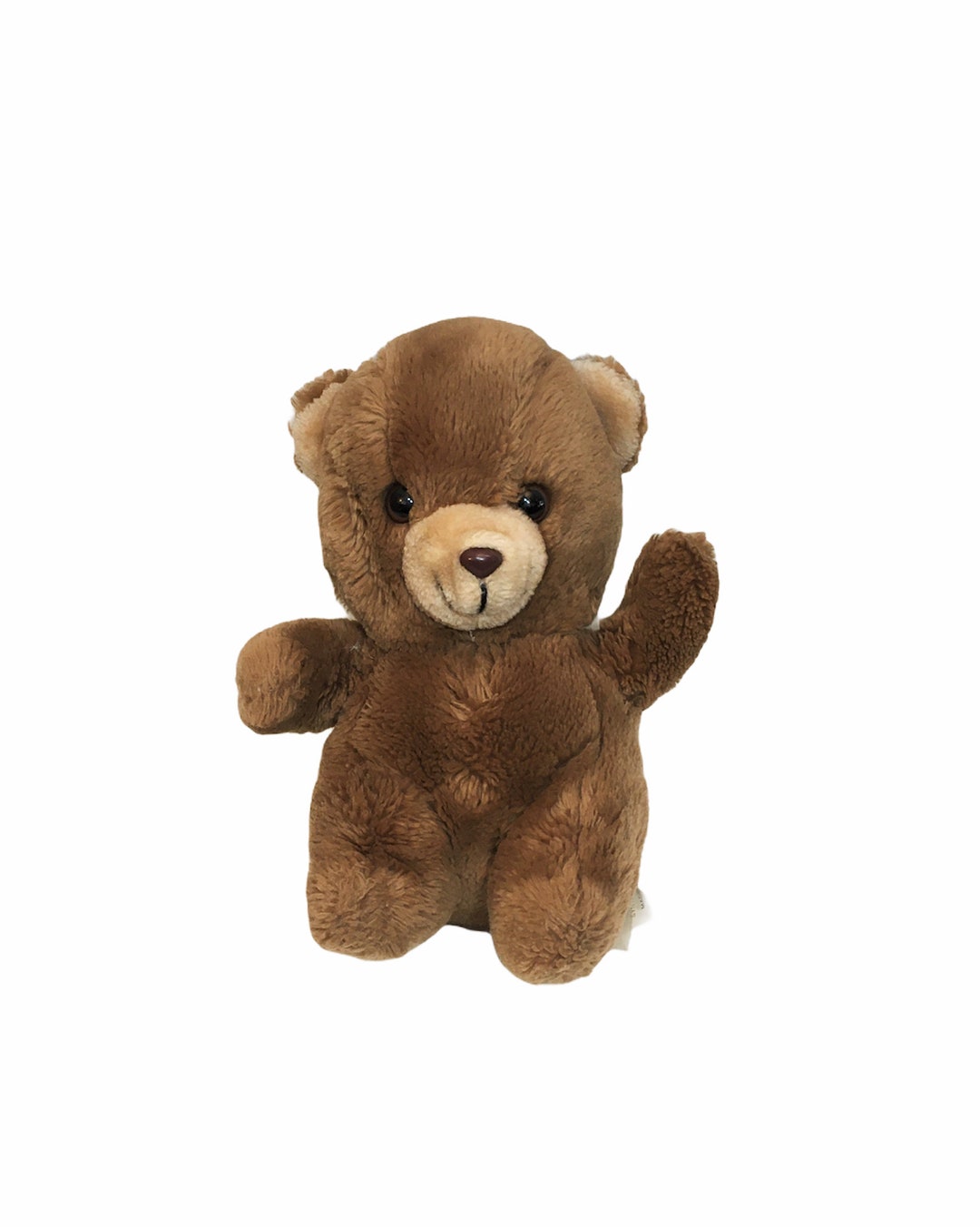 Vintage Cobbie Cuddlers Teddy Bear Plush Brown Stuffed Animal Korea 9 ...