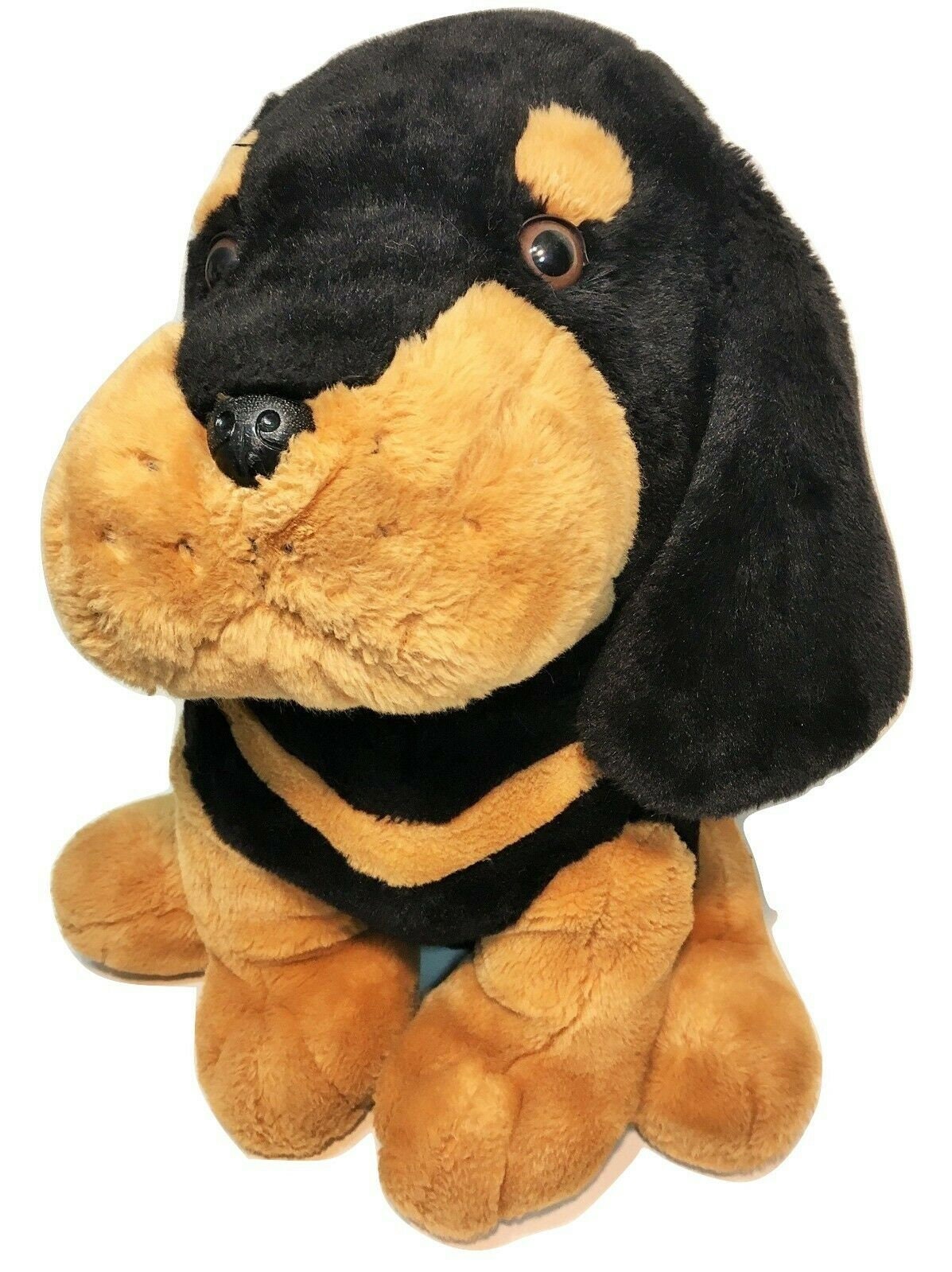 Kellytoy Rottweiler Plush LARGE Stuffed Animal Black Brown | Etsy