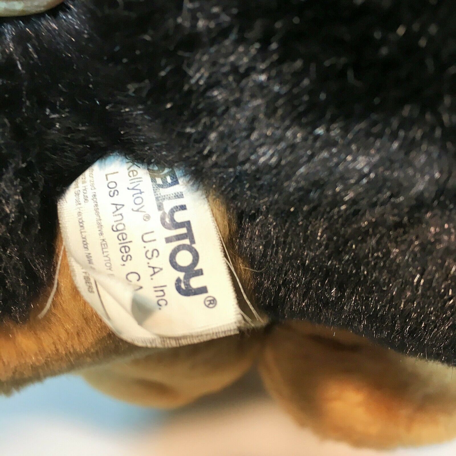 Kellytoy Rottweiler Plush LARGE Stuffed Animal Black Brown 19" Doberman ...