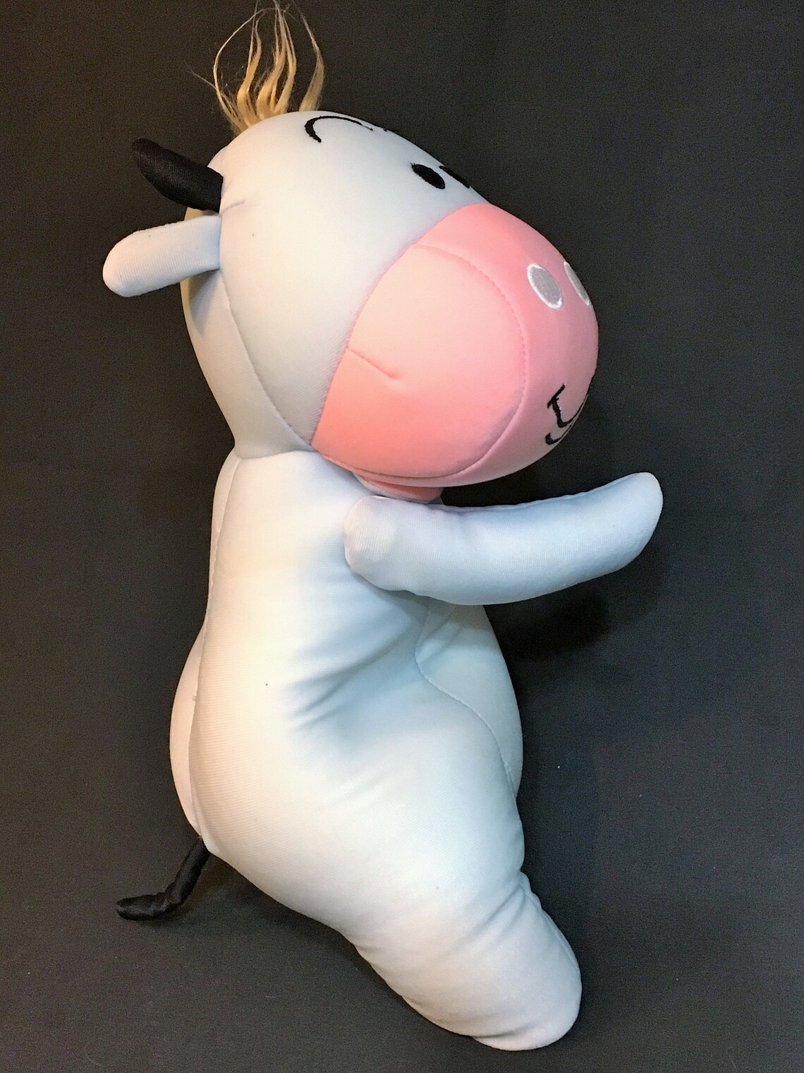 RARE Japan Microbead Plush Blue Pink Cow Squishy RARE Micro Bead ...