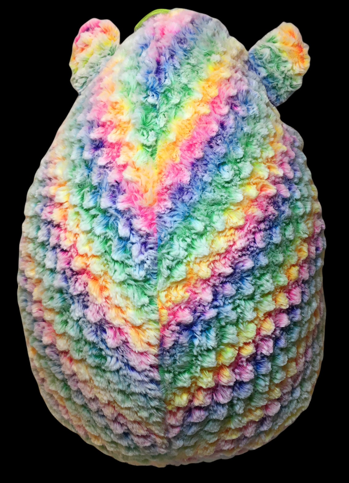 Nanco Rainbow Hamster JUMBO Plush Belly Buddy Stuffed Animal Sparkle ...