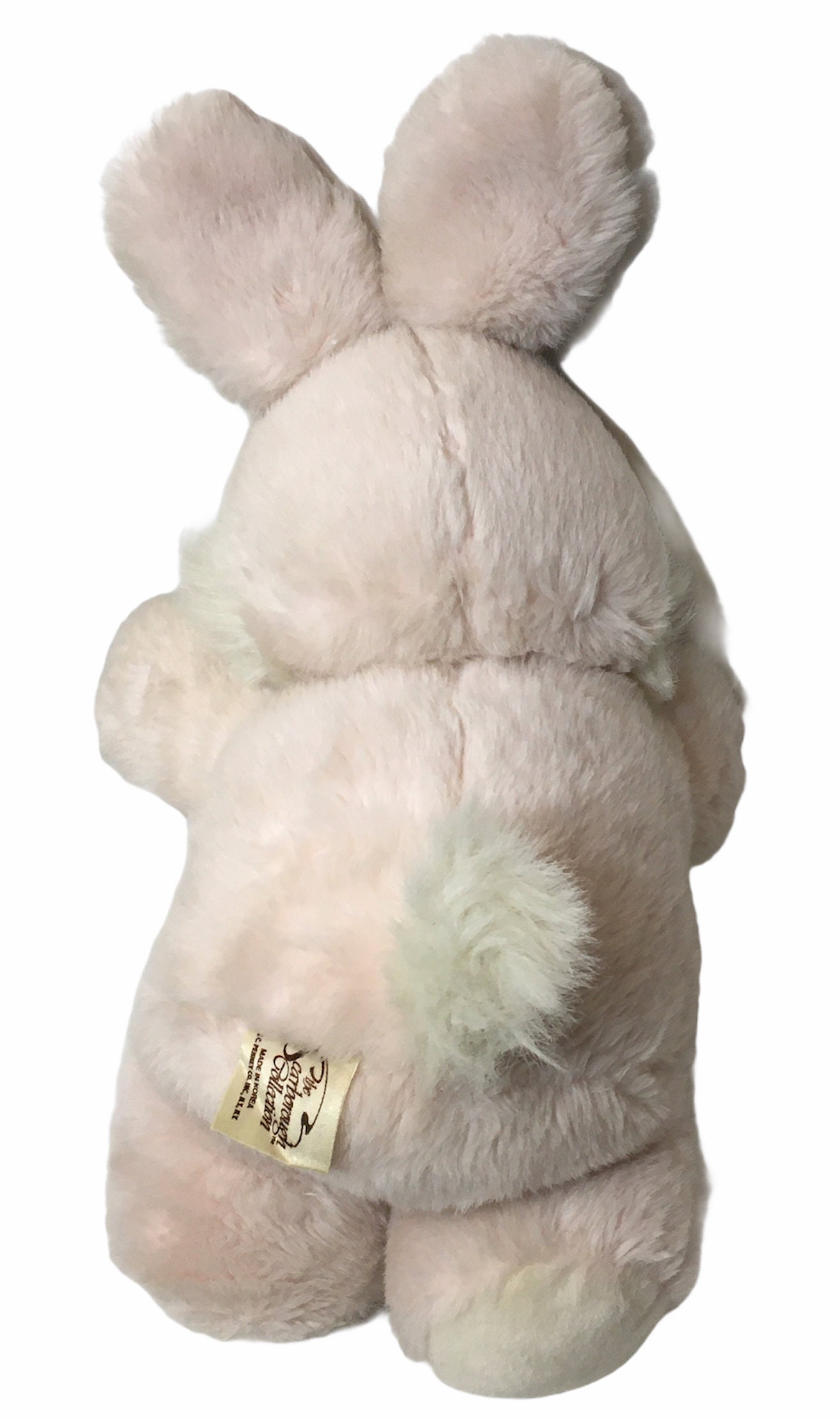 Vintage Bunny Rabbit White Light Pink Mix Plush JC Penny - Etsy