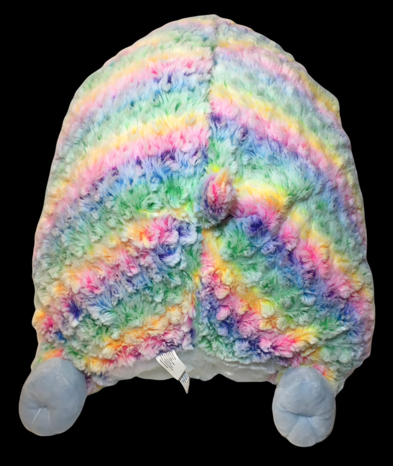 Nanco Rainbow Hamster JUMBO Plush Belly Buddy Stuffed Animal Sparkle ...