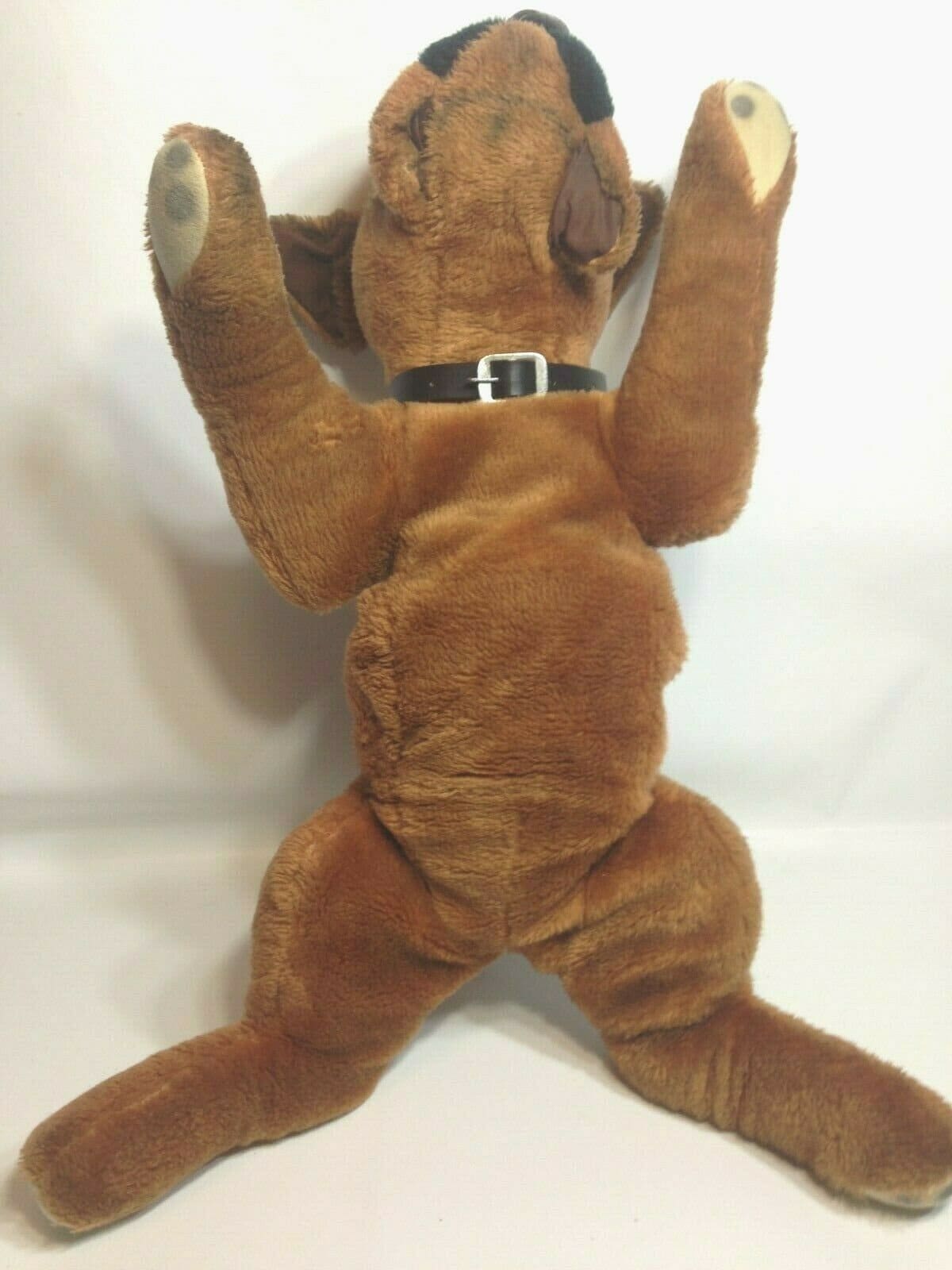 RARE Vintage Boxer Plush Dog Big Jumbo Brown Stuffed Animal 2 Feet ...