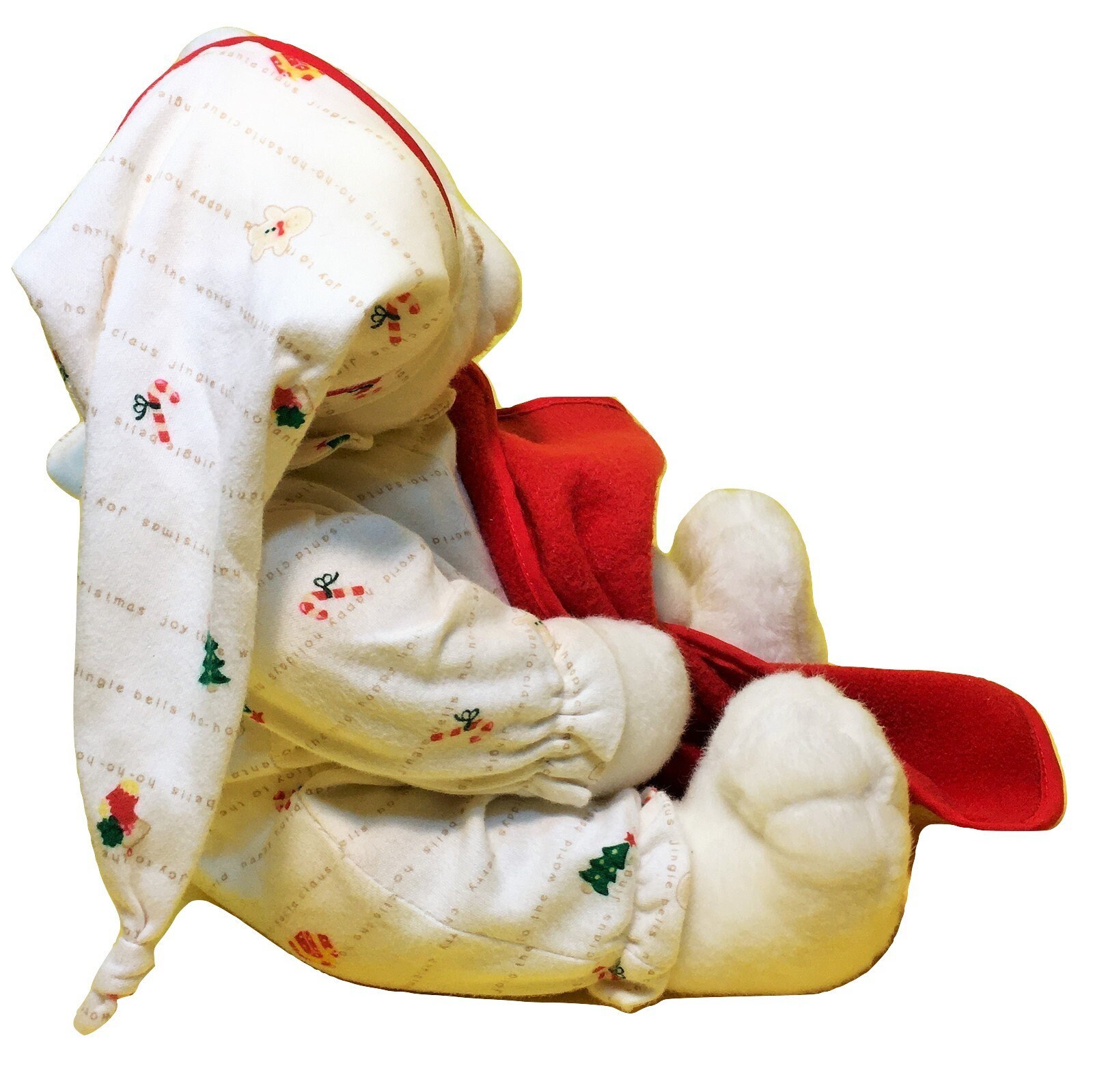 Aurora Sleepy Christmas Bear Plush RARE Peluche blanco en pijama con ...