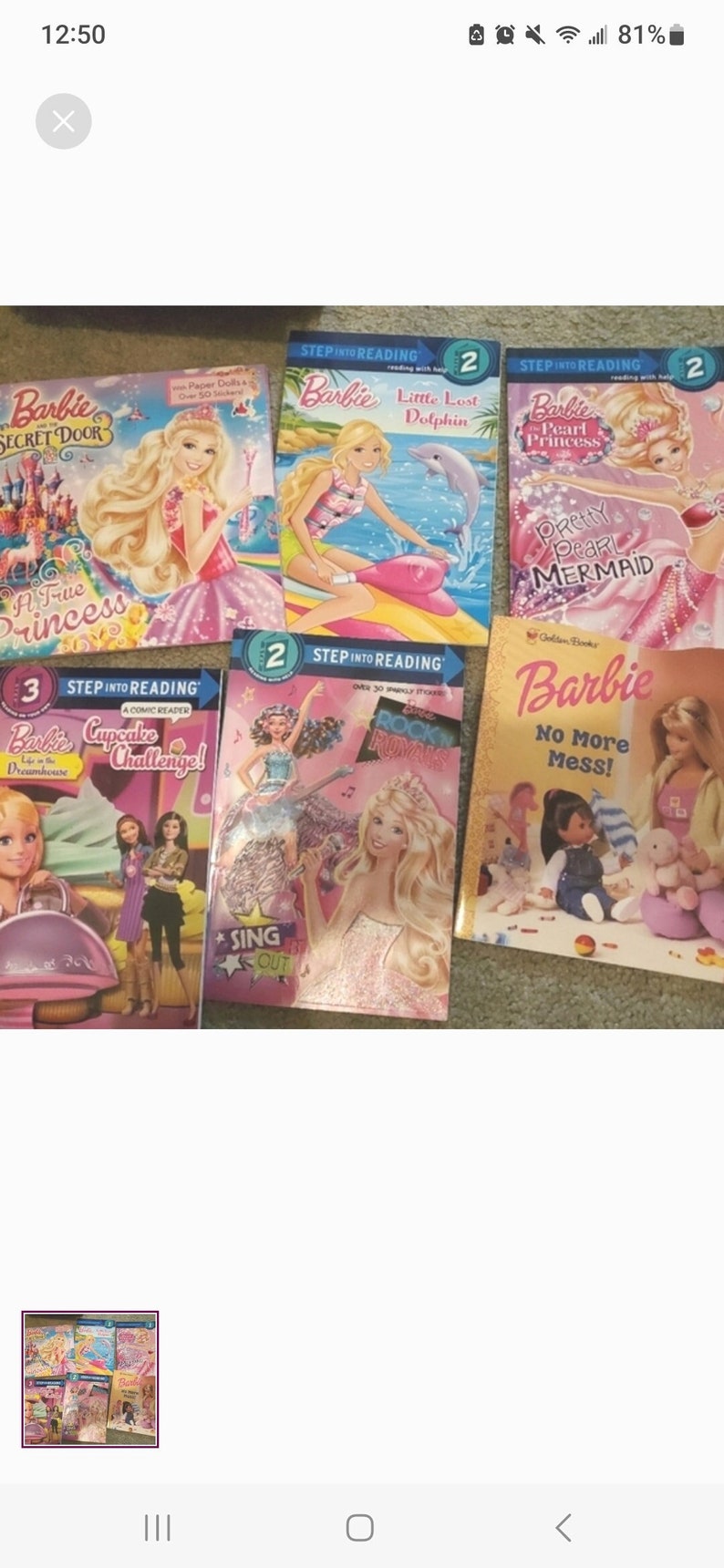 Barbie Books Mix, Step Into Reading,vintage Plus 6 Total - Etsy