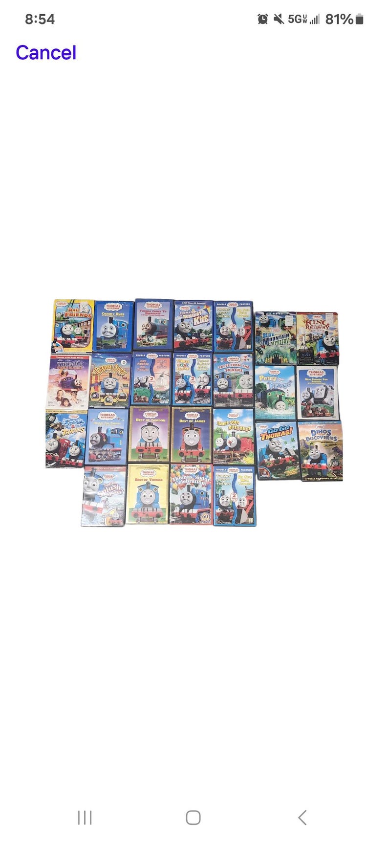 Thomas the Train Lot of 25 Dvds Some New Still Sealed - Etsy