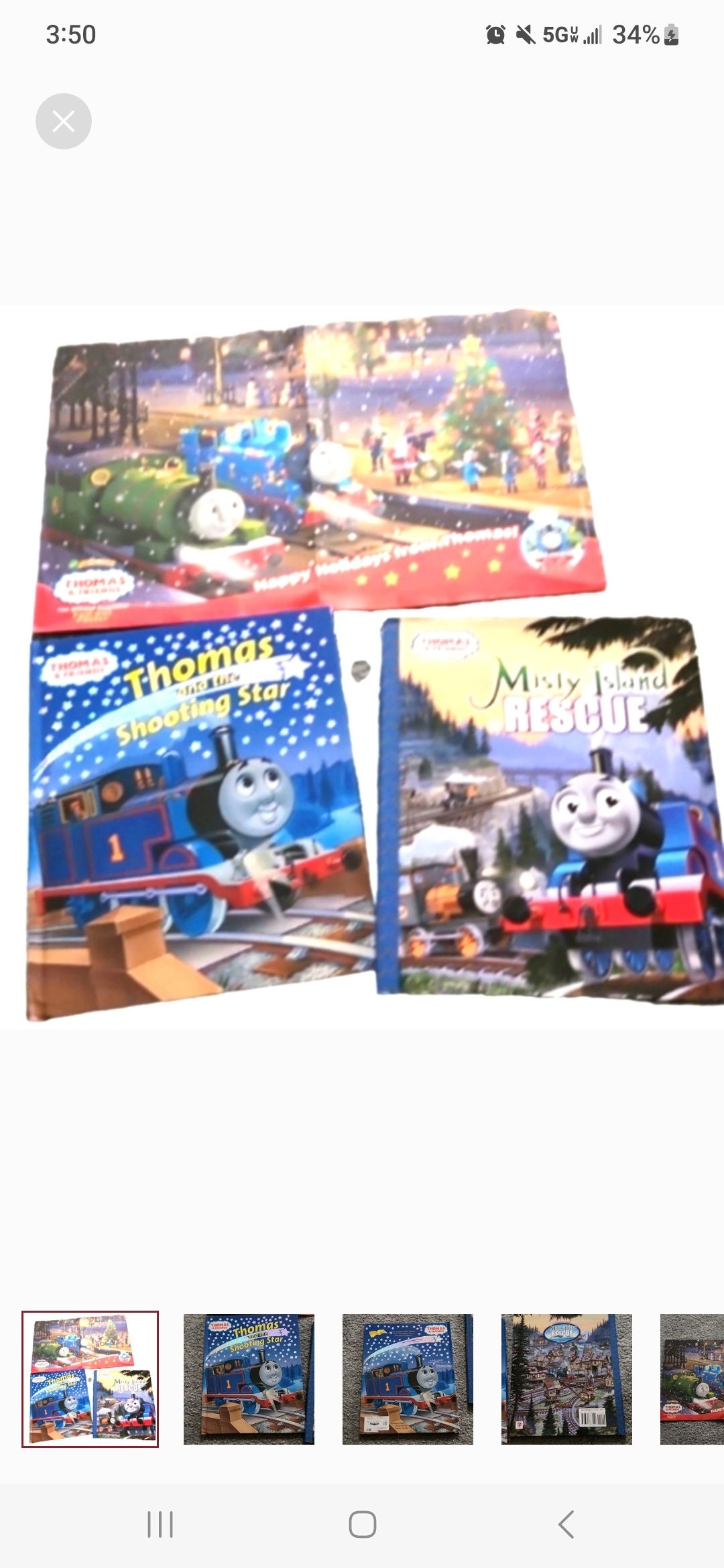 Thomas and Friends 2 Large Hard Back Books and Poster - Etsy