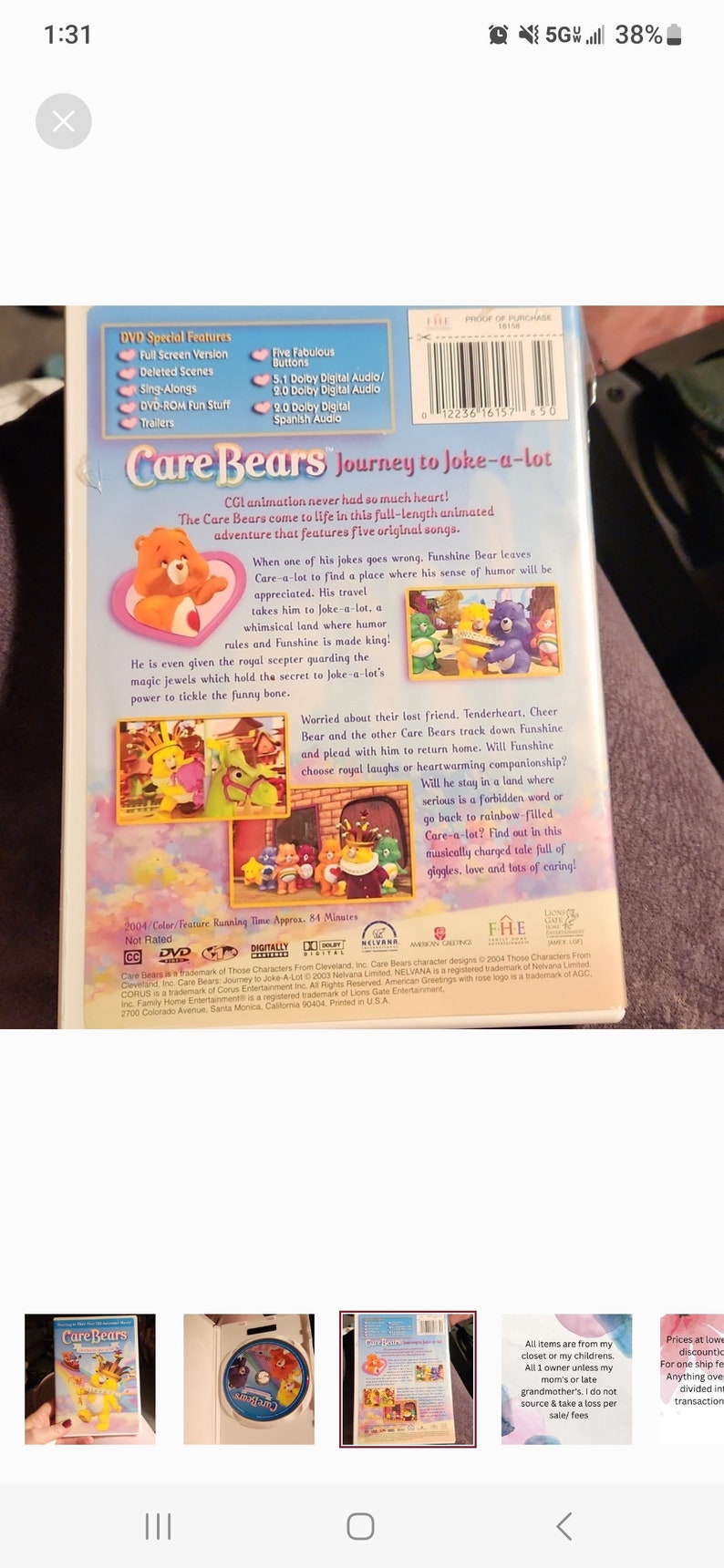 Care Bears Journey to Joke-a Lot Dvd - Etsy