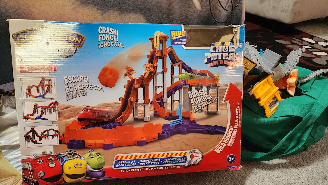 Tomy Chuggington Train Set: Chug Patrol Stack Track, Kokomo & Wilson - Etsy