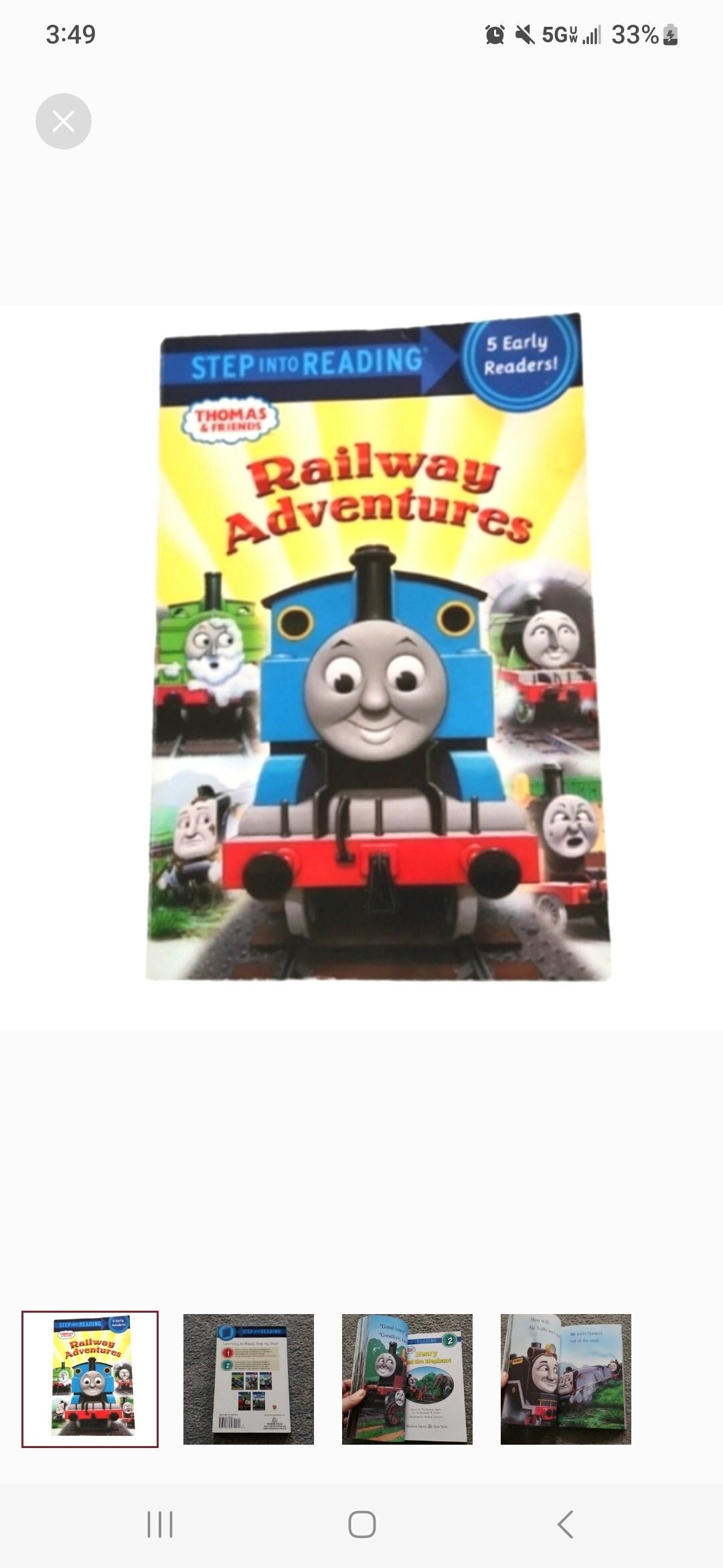 Thomas Train Step Intobreading 5 Easy Readers Books New - Etsy
