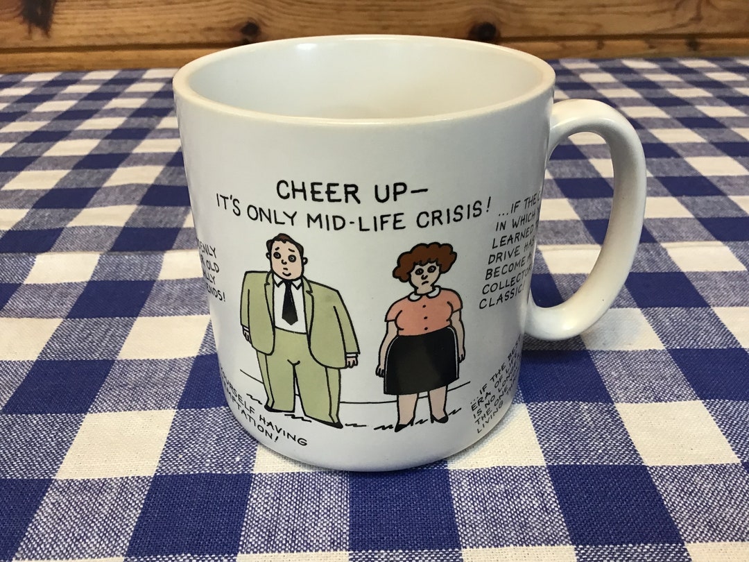Vintage Mid Life Crisis Mug Comical Coffee Mug Gag Gift - Etsy