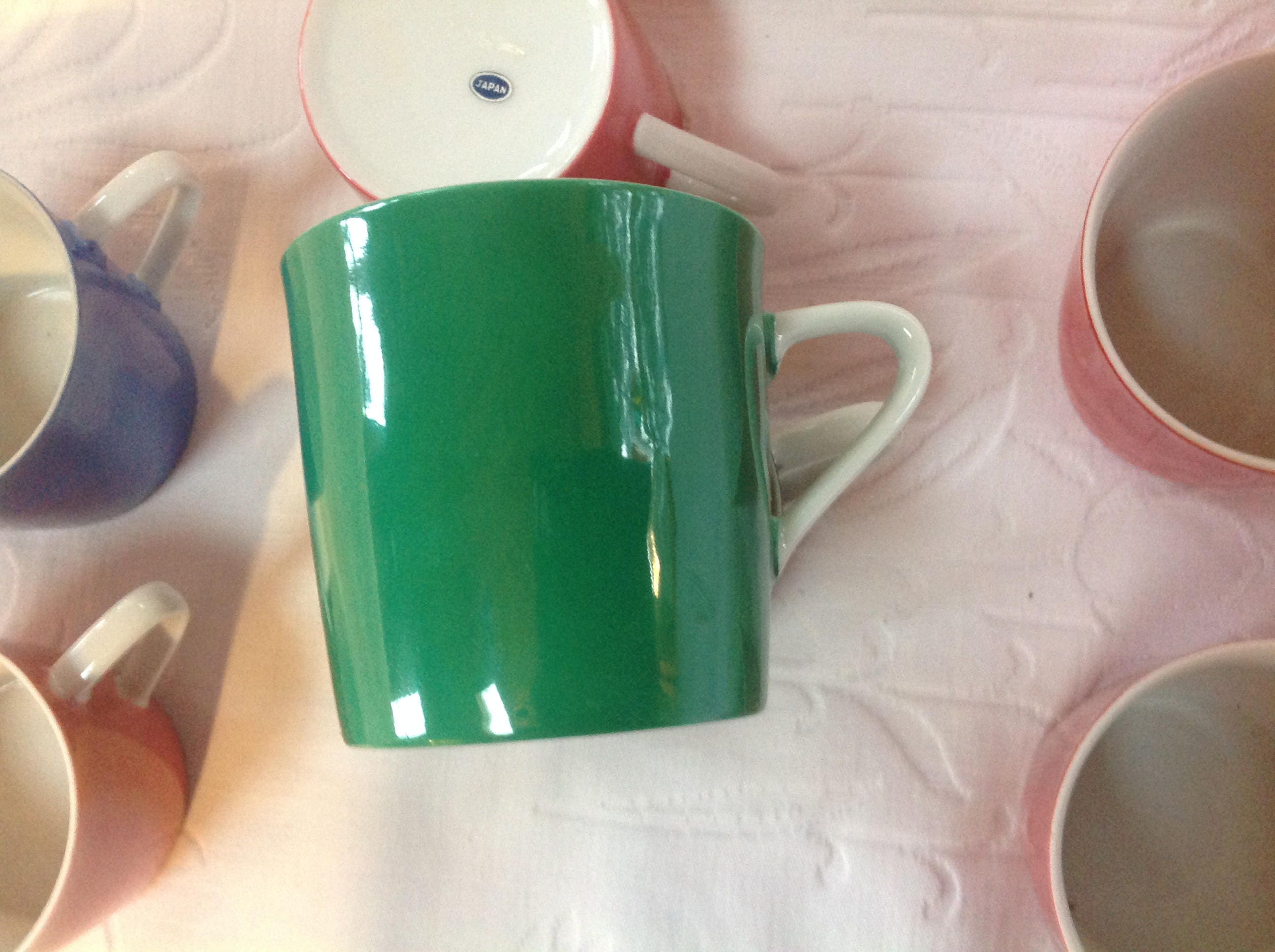 Vintage Colored Coffee Cups Seven Multi Colored Coffee Cups / | Etsy