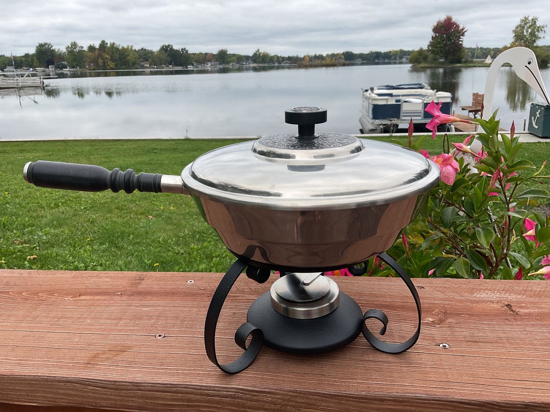 Vintage Fondue Pot Oneida Mediterranea Fondue Pot - Etsy