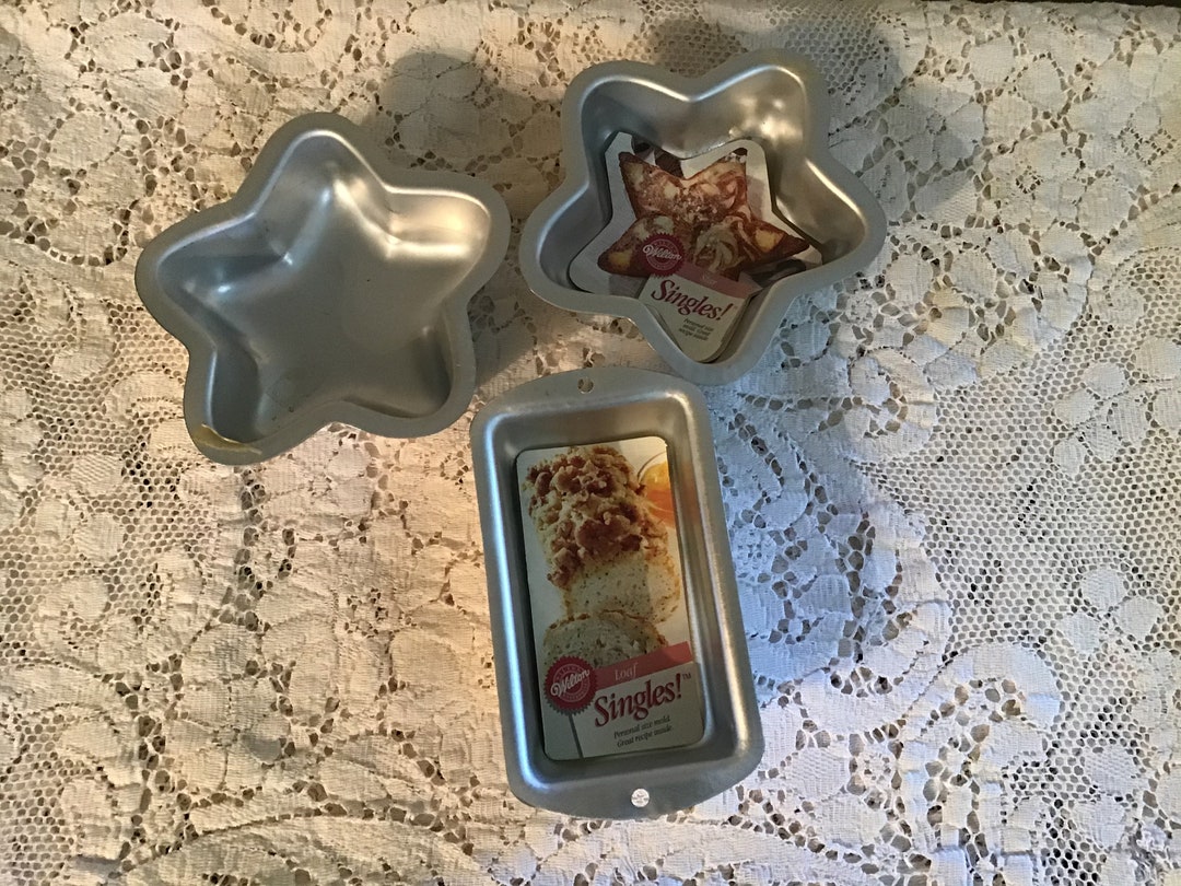 Vintage Wilton mini Loaf Pan Star Pan lot of 3 Pans - Etsy.de