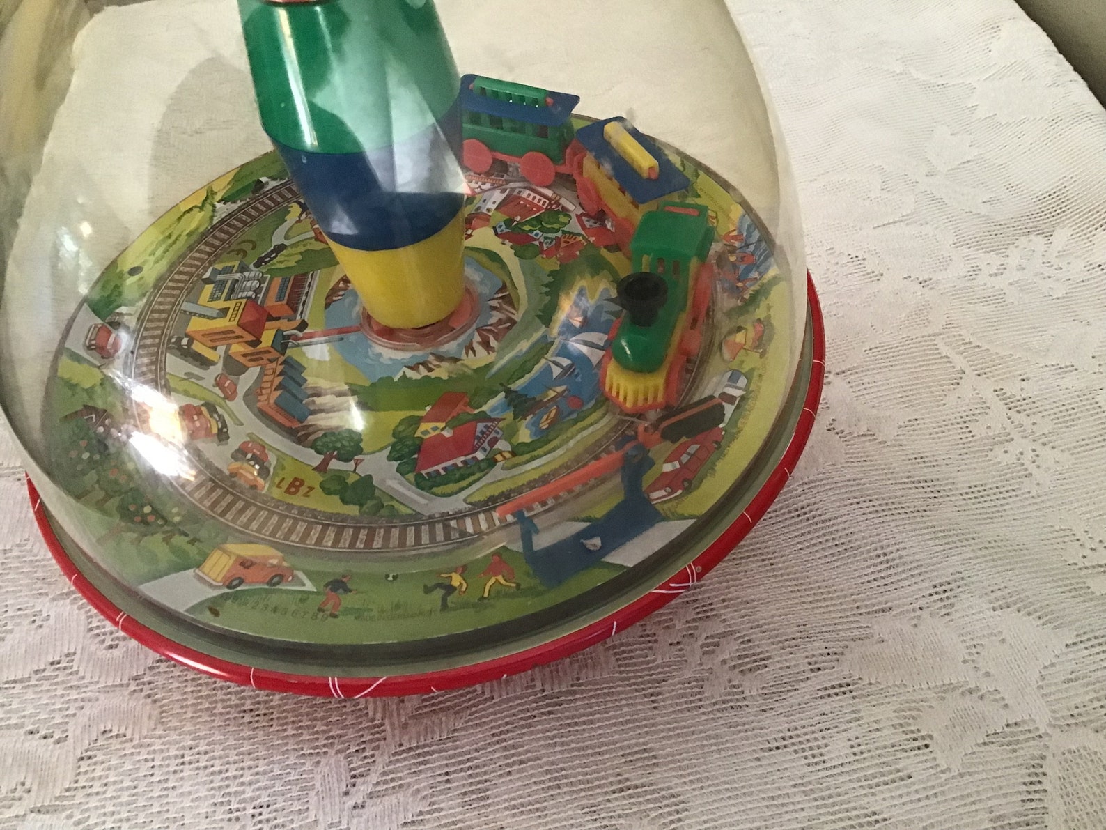 Vintage Spinner Toy Spinner Train | Etsy