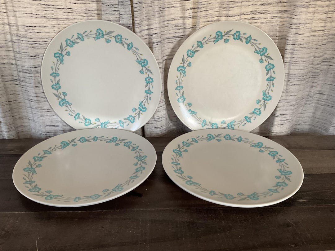 Vintage Boonton Ware Dinner Plates Set of 4 - Etsy