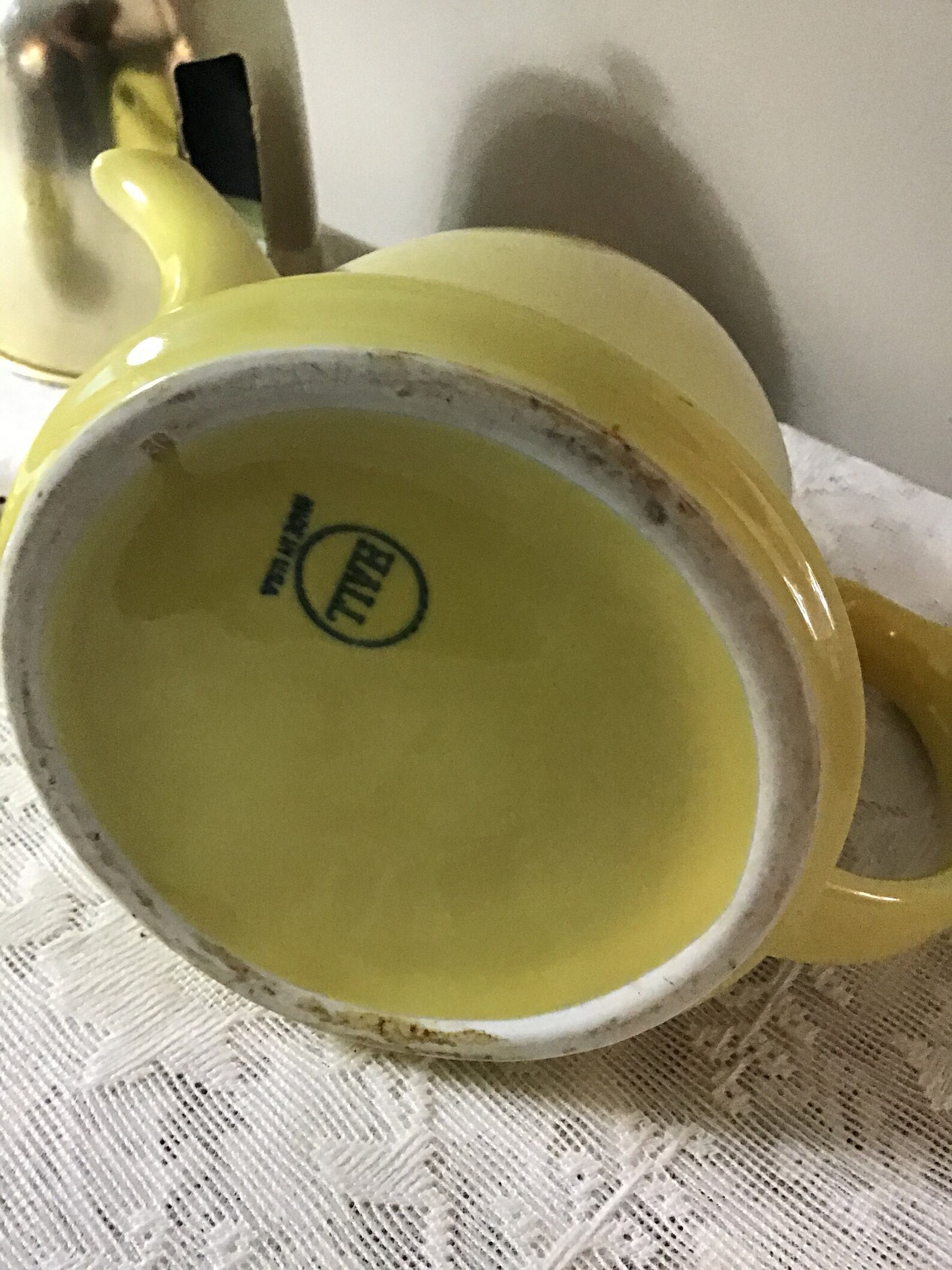 Insulated Teapot Yellow Teapot Hall USA - Etsy
