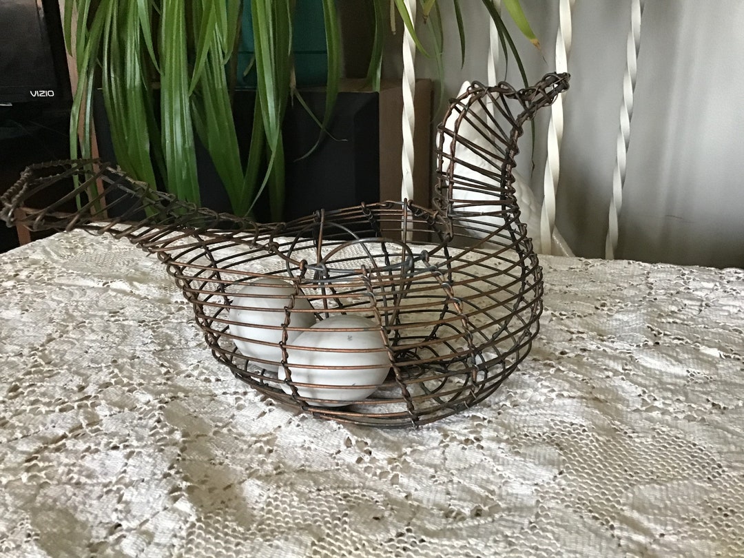 Wire Duck Wire Basket Vintage Wire Duck Wire Fowl Bowl - Etsy
