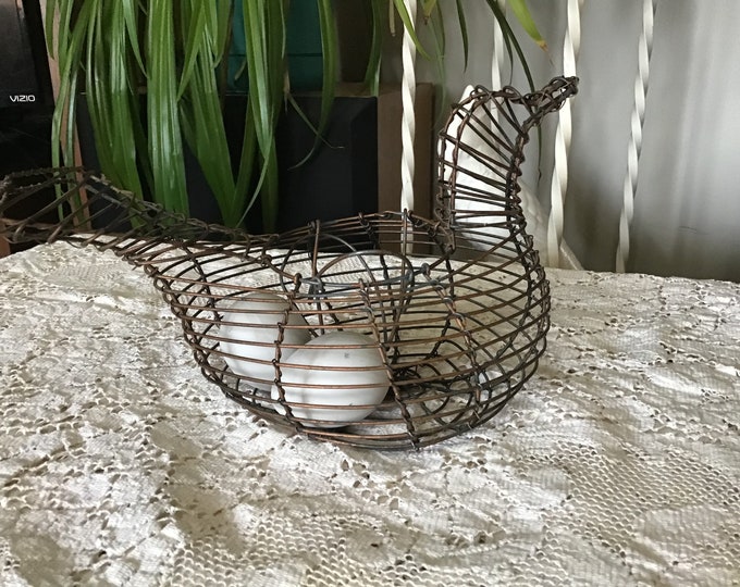 Wire Duck Wire Basket Vintage Wire Duck Wire Fowl Bowl - Etsy