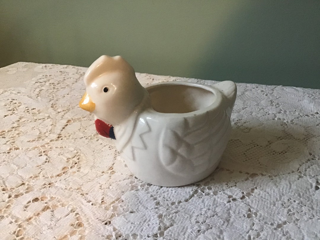 Ceramic Chicken Scrubby Holder Vintage Chicken Kitchen Vintage Chicken ...