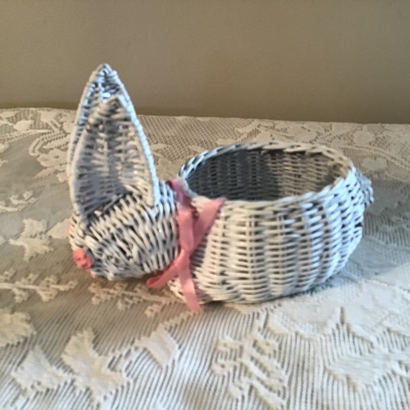 Wicker Bunny Rabbit - Etsy