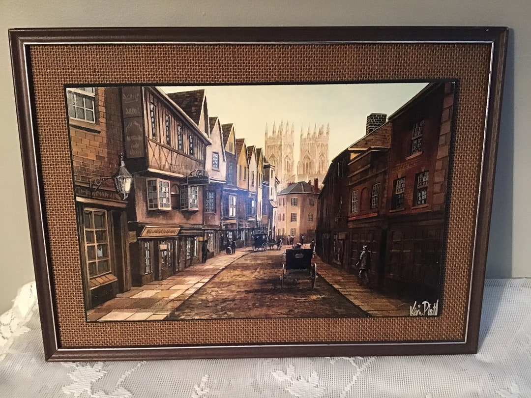 Vintage Kevin Platt Print Petergate York Kevin Platt Collection Coastal ...