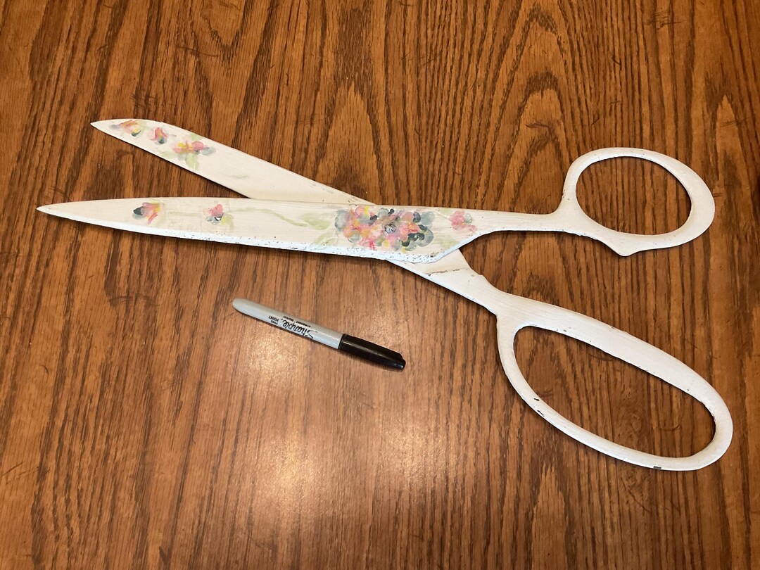 Vintage Large Scissors Wall Mount Scissors Sewing Room Wall Decor - Etsy