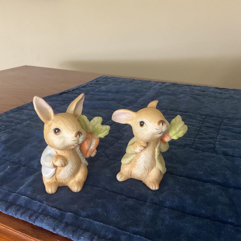 Homco Bunnies - Etsy