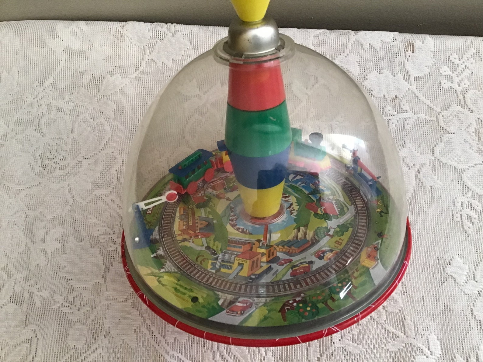 Vintage Spinner Toy Spinner Train | Etsy