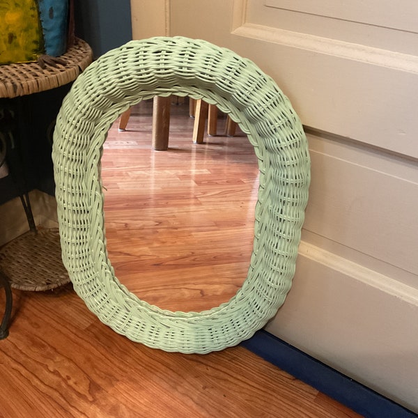 Wicker Mirror - Etsy