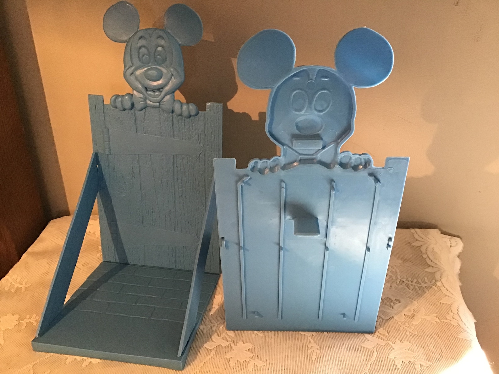 Mickey Mouse Bookends Book Storage Kids Library - Etsy
