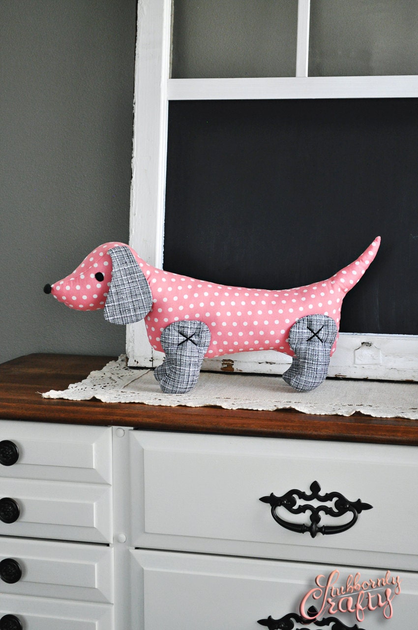 Sew-a-long-little-doggy Dachshund PDF Pattern, Sewing, PDF Sewing ...