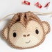 NEW Monkey Drawstring PDF Pattern, Sewing Pattern, PDF Sewing Patterns, Instant Download ...