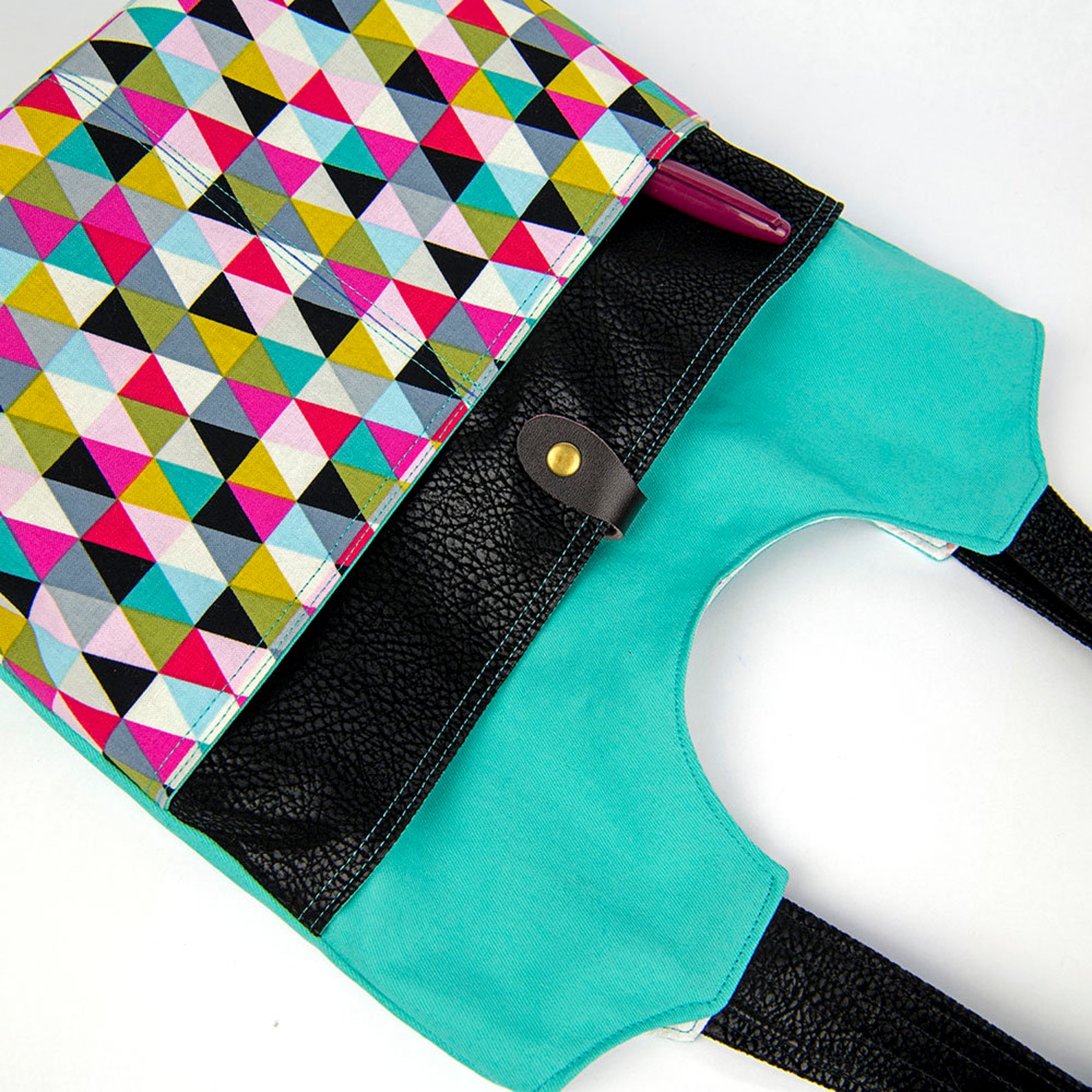 Three Pocket Tote PDF Pattern Sewing Pattern PDF Sewing | Etsy